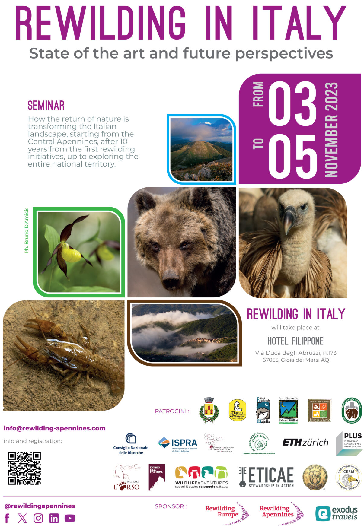 Rewilding in Italy Seminar: State of the Art & Future Perspectives